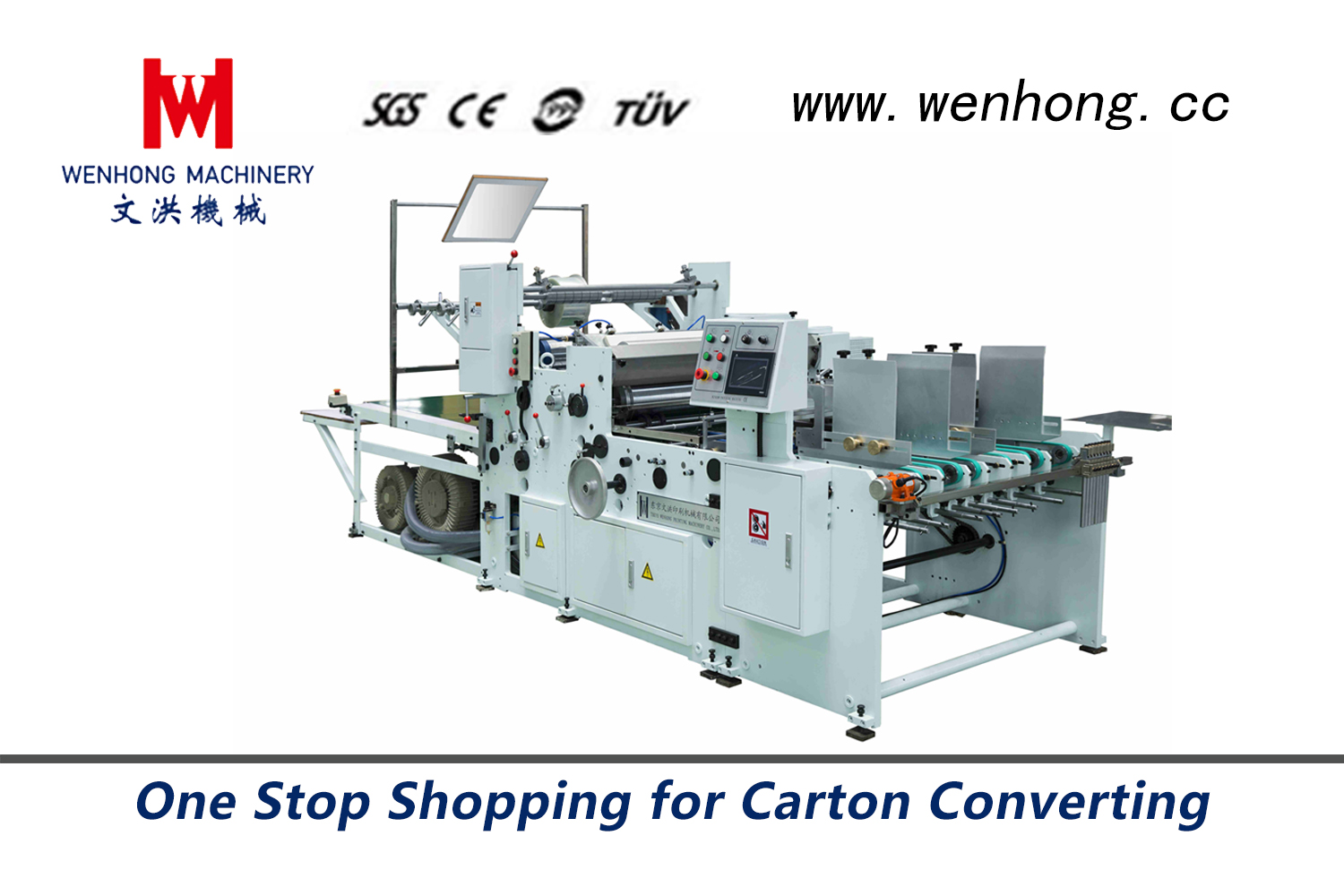 Automatic Window Patching Machine WHS-1100DBF - Buy Product on wenhong machinery